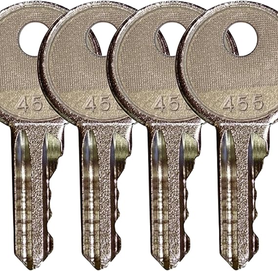 4 Ignition Keys 455 key 104466 for Skyjack Genie JLG Snorkel Parts ...