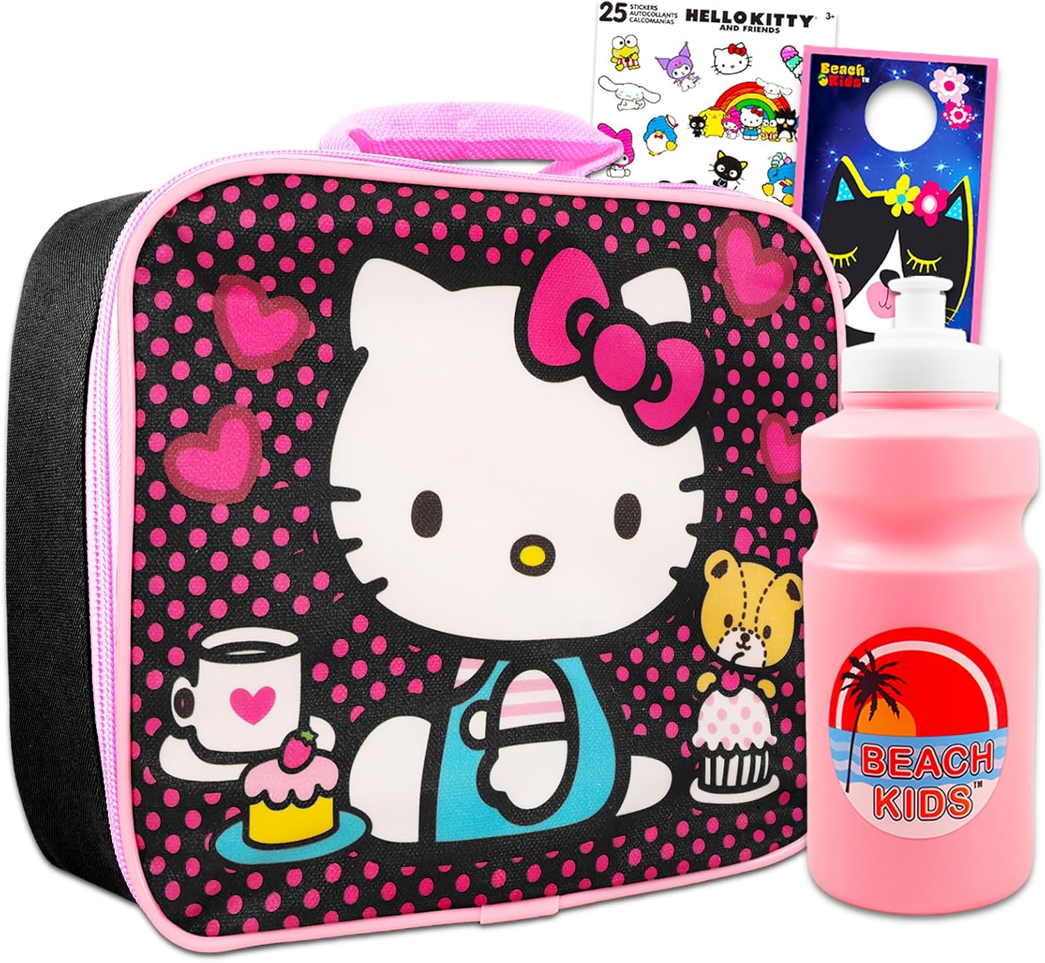 Amazon.com: Hello Kitty Lunch Box for Girls - Bundle with Insulated ...