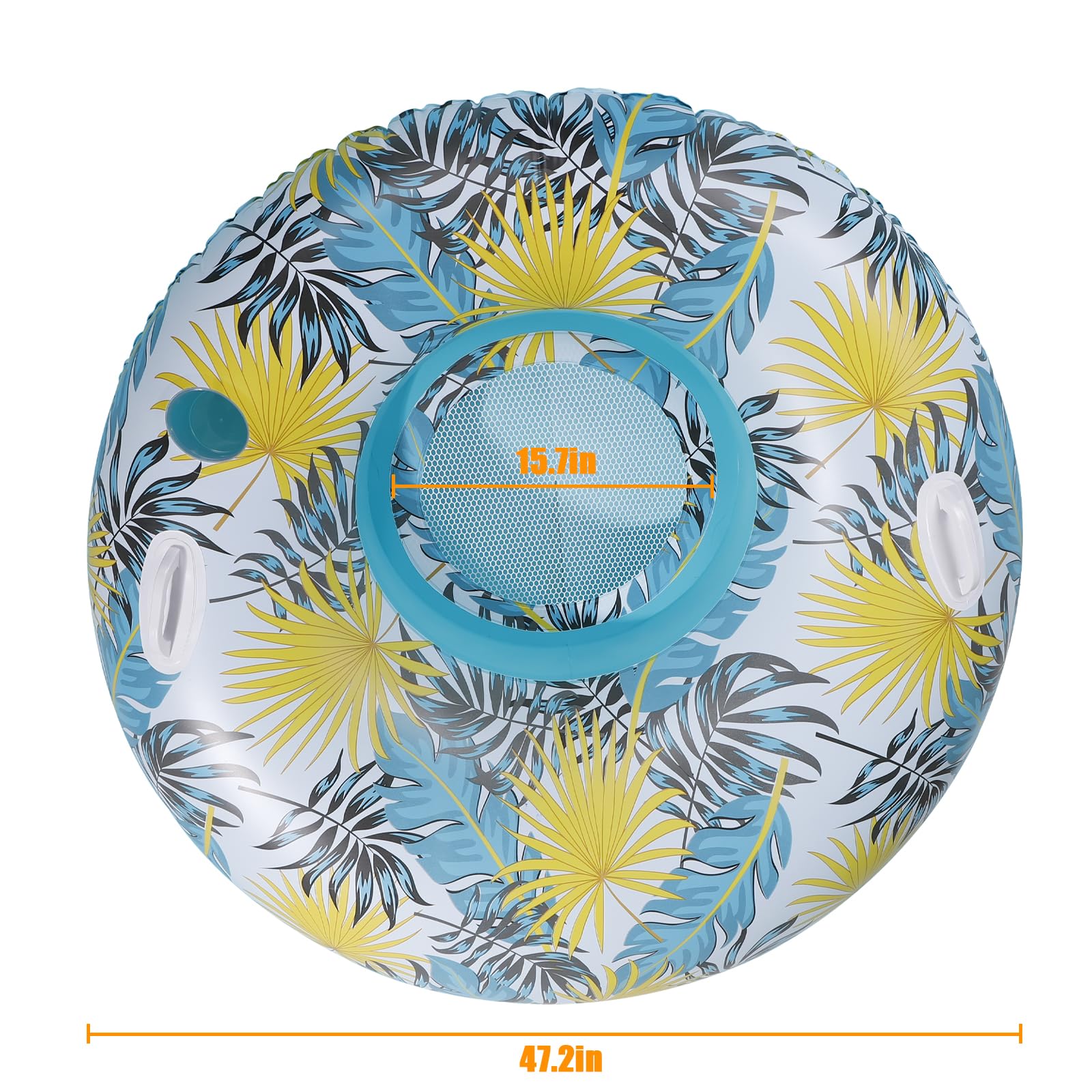 Snapklik.com : 2 Pack Pool Float Adult, River Tubes For Floating Heavy ...