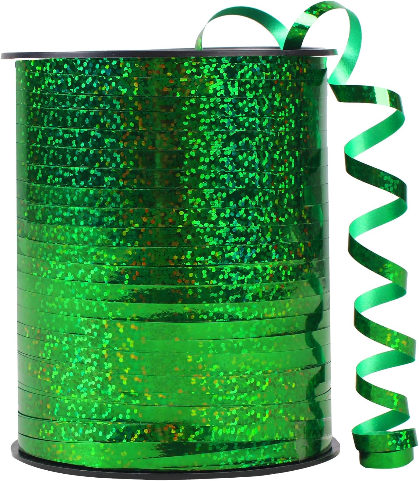 Amazon.com: 500 Yards Blue Ribbon ，Metallic Shiny Curling Ribbon use ...