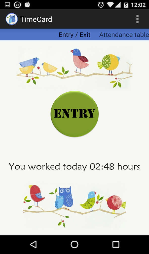 TimeCard - App on Amazon Appstore