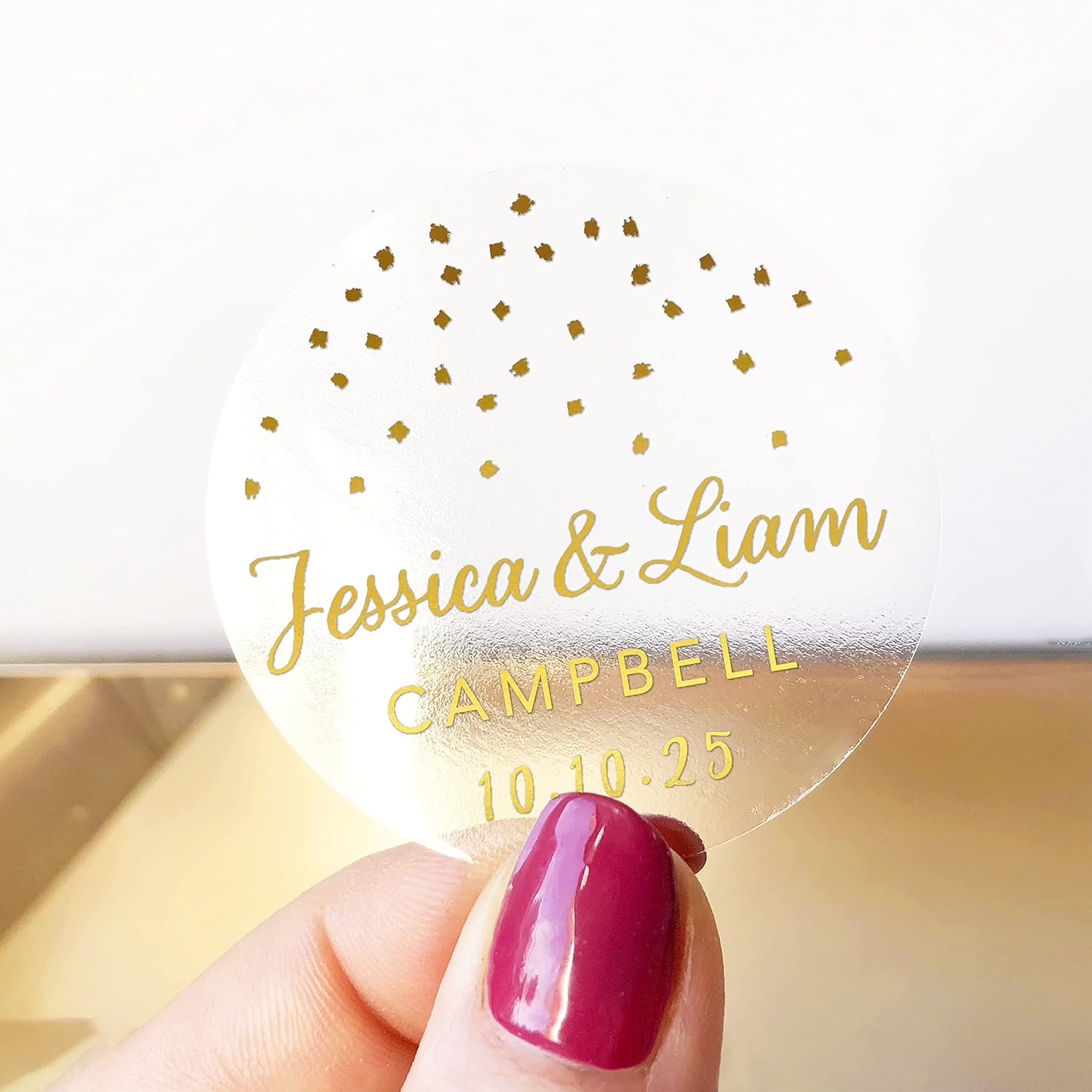 Personalised Wedding Stickers, Custom wedding stickers, Personalised ...