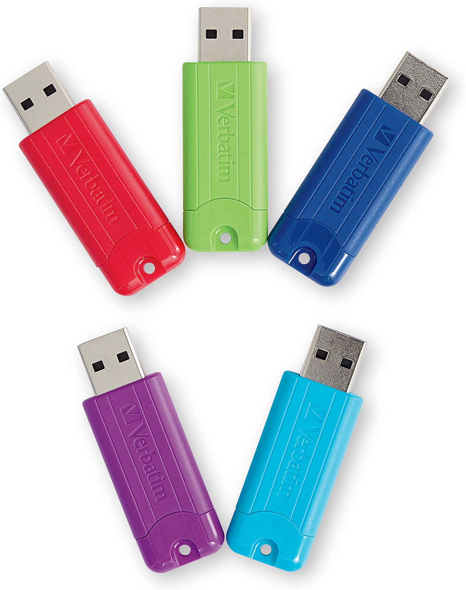 Amazon.com: PNY USB 2.0 Flash Drives, 16GB, Assorted Colors, Pack of 5 ...