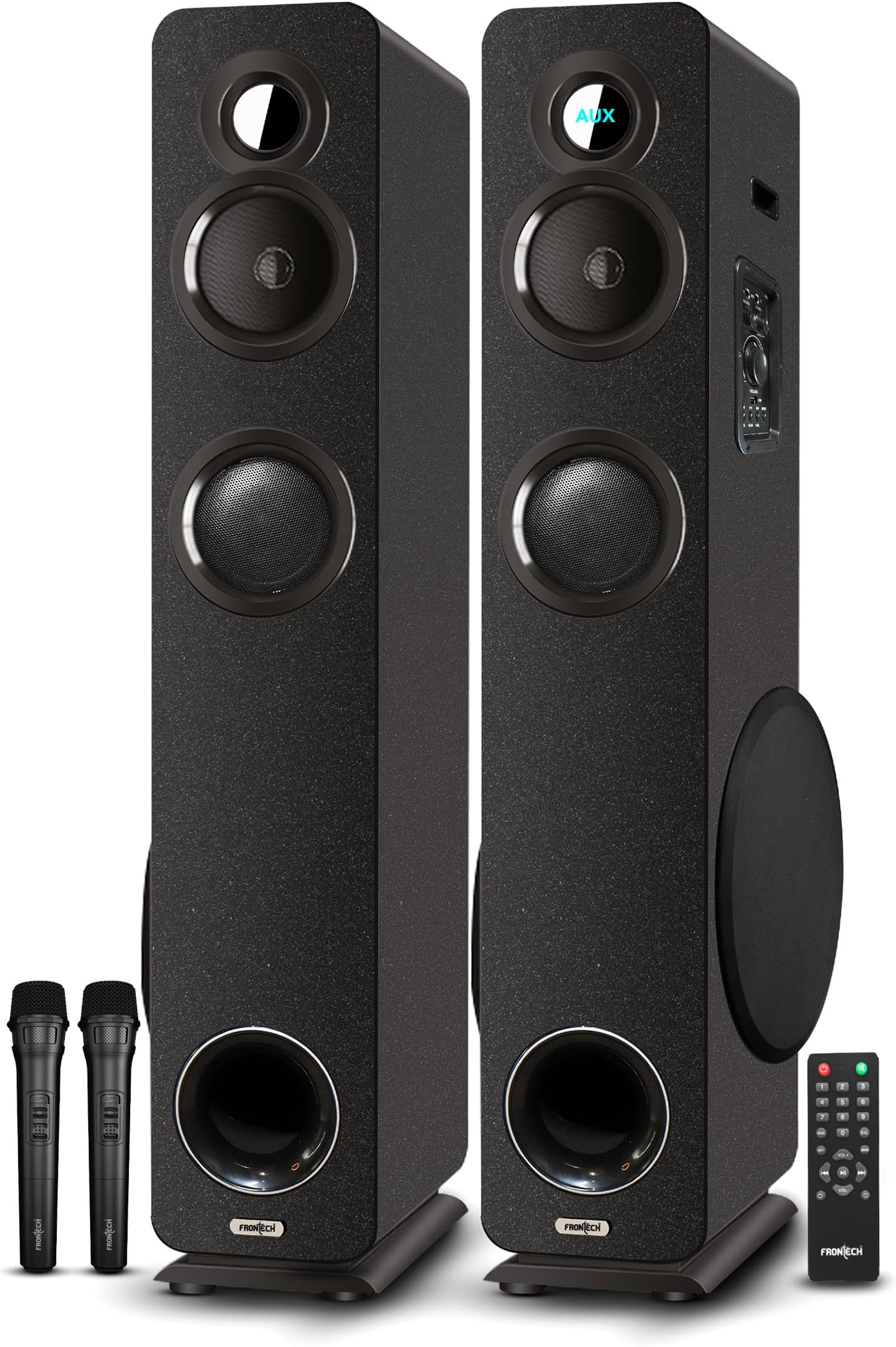FRONTECH Twister 170W Tower Speaker System with Bluetooth 5.0, USB ...