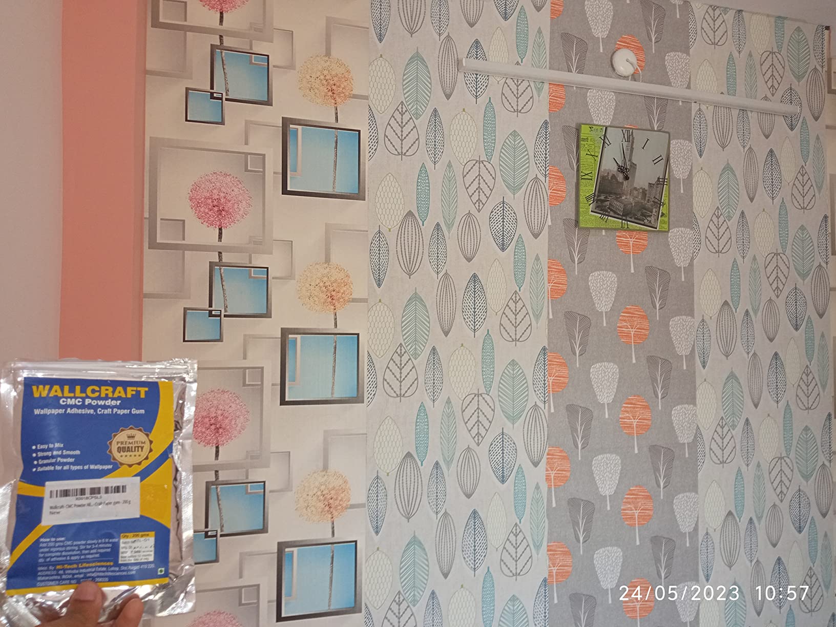Wallcraft- CMC Powder All Purpose Wallpaper Adhesive - Craft Paper gum ...