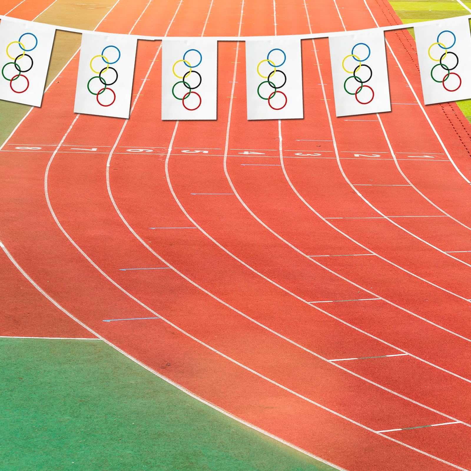 Snapklik.com : Olympic Flag Banner Small Mini Olympic Games Rings ...