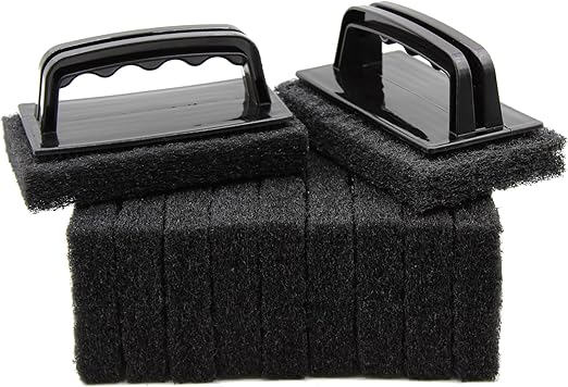 Amazon.com: Keemnyle Grill Grate Scrubber, Heavy Duty Griddle Scrubber ...