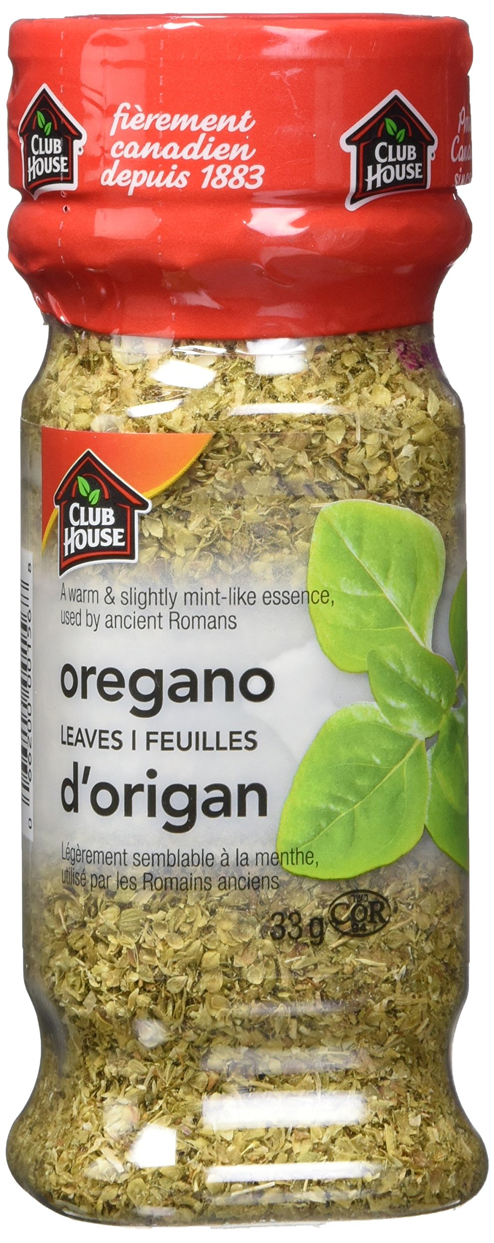 Club House, Quality Natural Herbs & Spices, Oregano Leaves, 33g ...