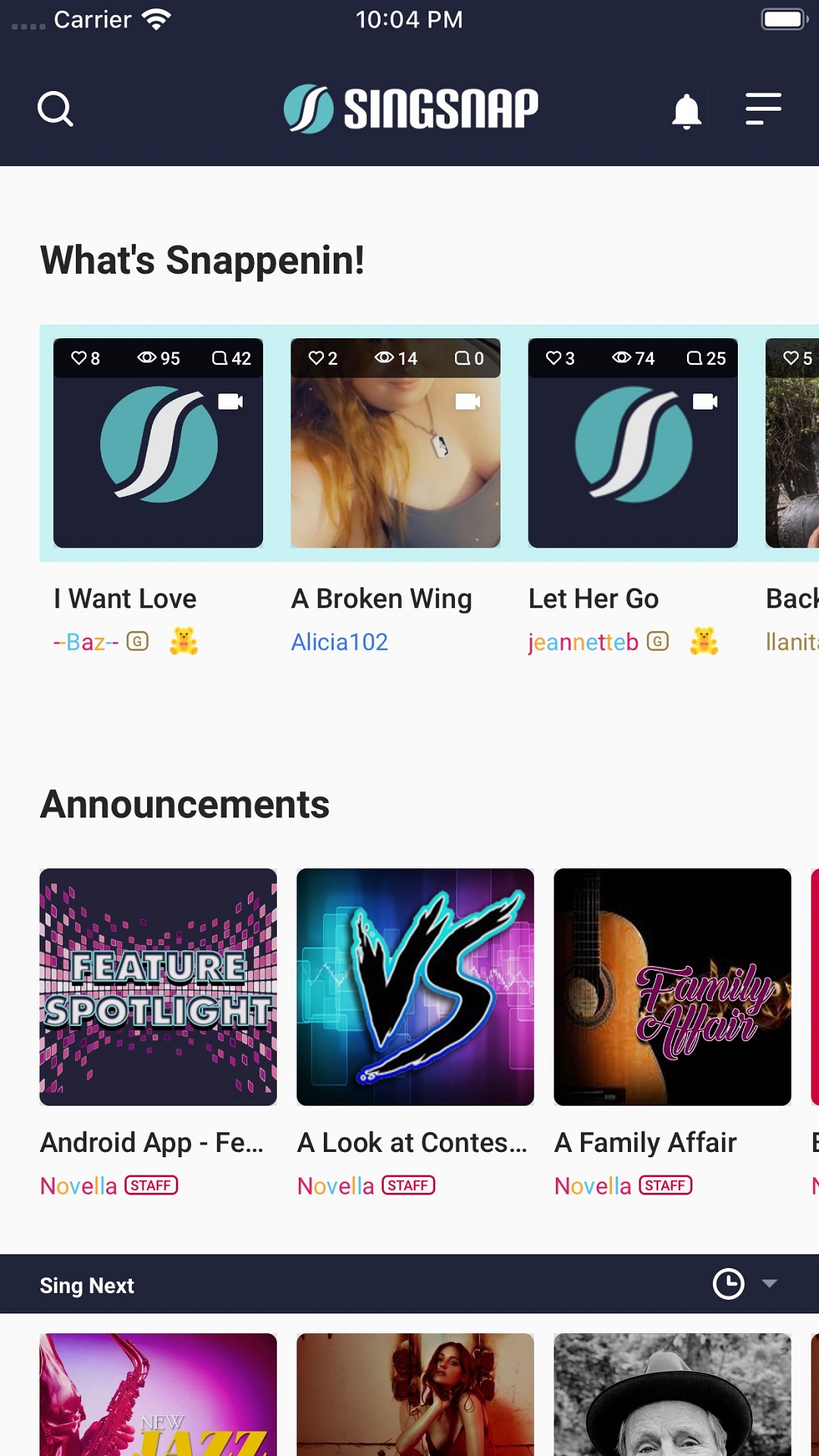 SingSnap Karaoke - App on Amazon Appstore
