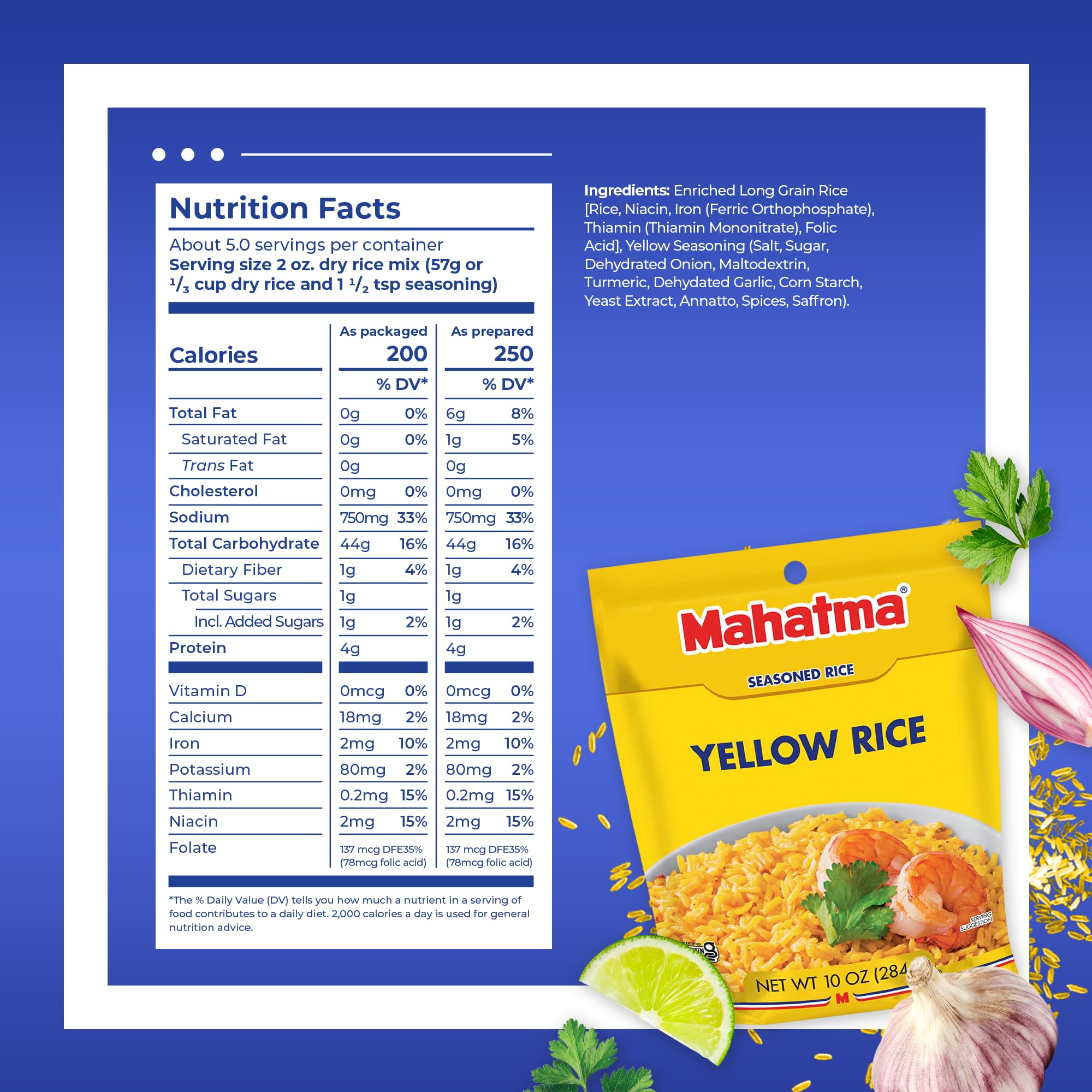 Snapklik.com : Mahatma Yellow Rice Mix, Long-Grain Rice, Stovetop Or ...