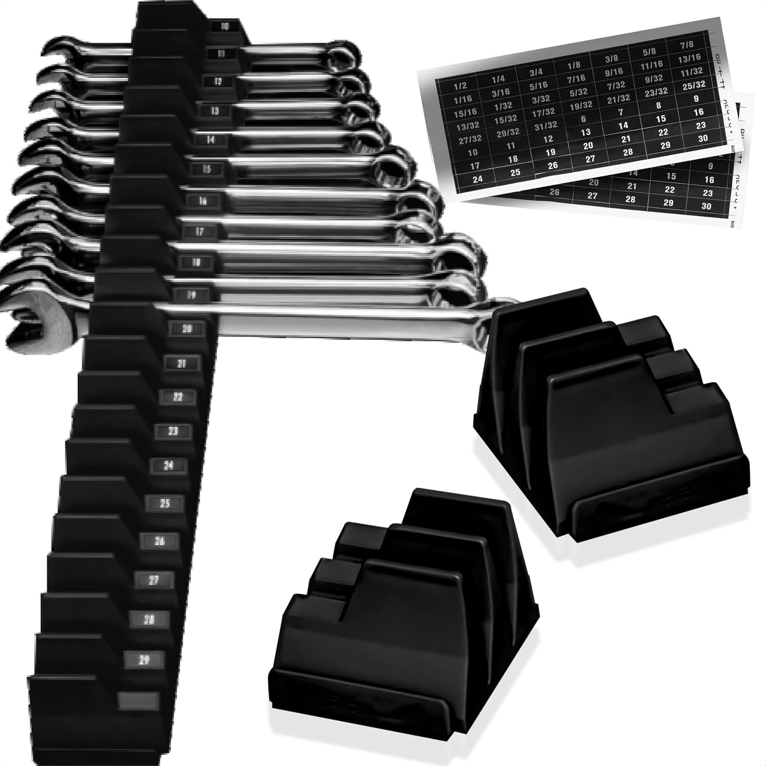 SMARTHAVEN 40 pcs Wrench Tool Organizers for Tool Drawer Storage ...