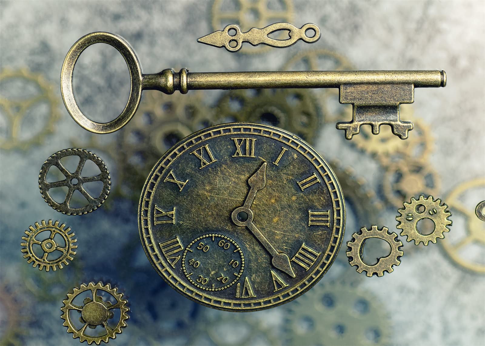Steampunk Wallpaper Clock Photography HD Wallpaper: Surreal, Clocks,