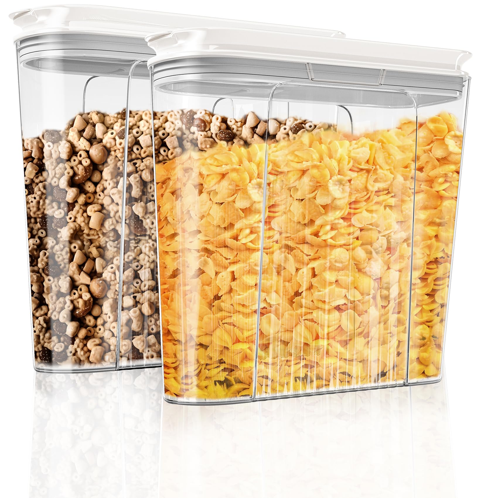 Amazon.com: Ducoak Cereal Containers Storage Set Airtight Food Storage ...