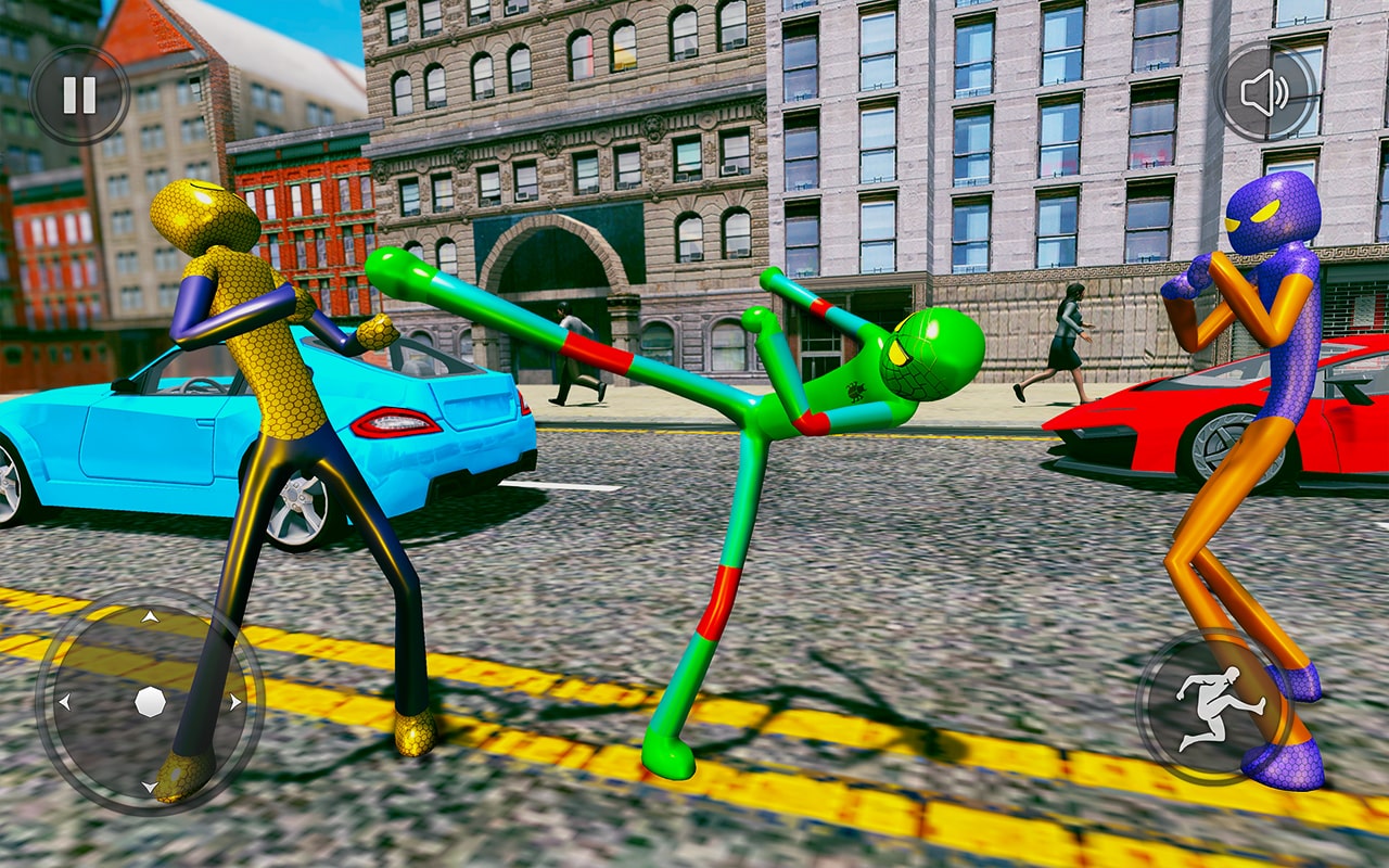 Stickman Spider Rope Superhero Gangster Crime Simulator Game - App on ...
