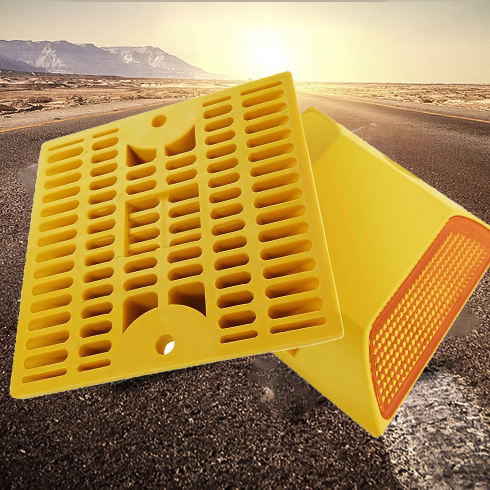 Snapklik.com : 10 Pcs Pavement Marker Road Reflectors,4 By 4 Inch ...