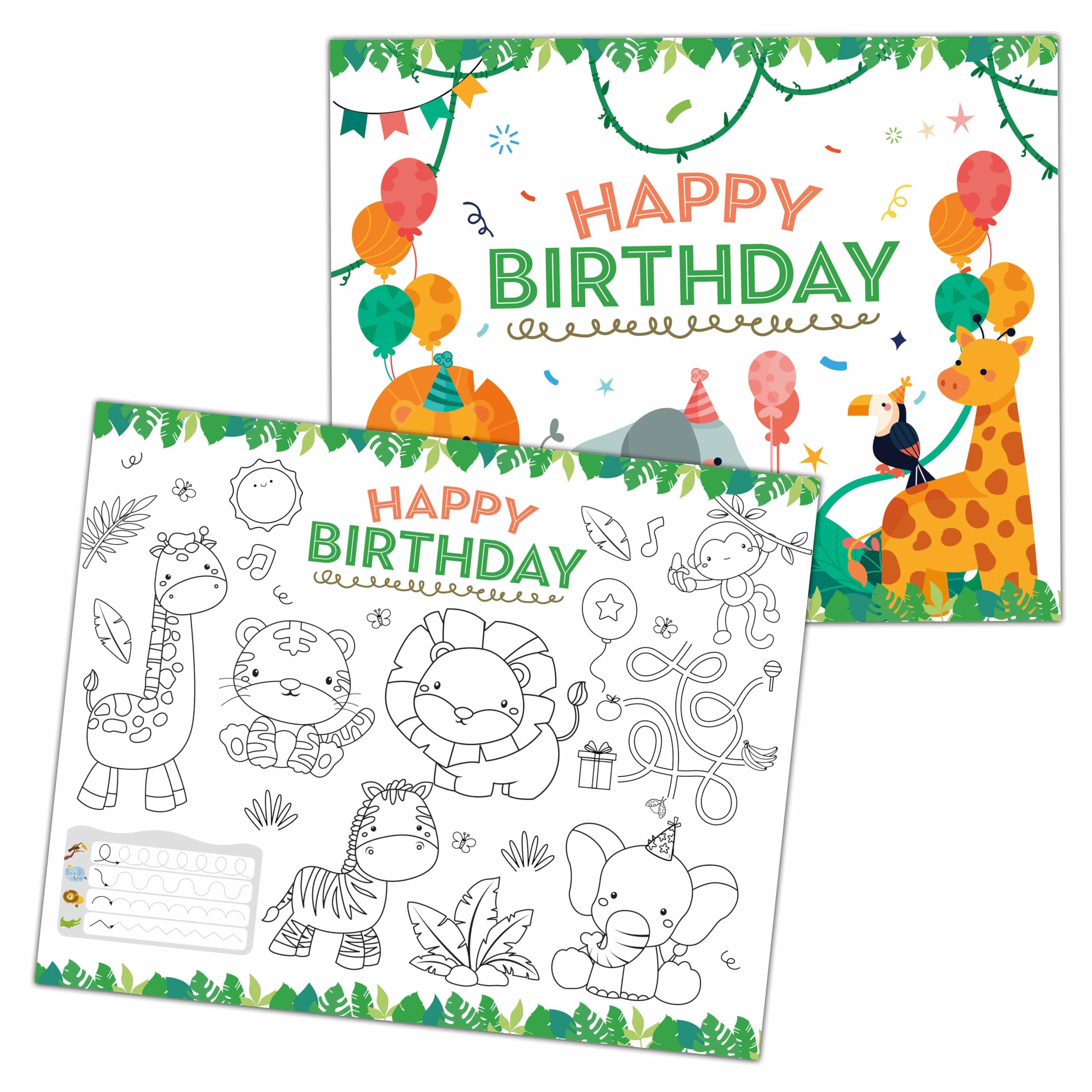 Birthday Coloring Printables Free Printable Birthday Coloring Pages