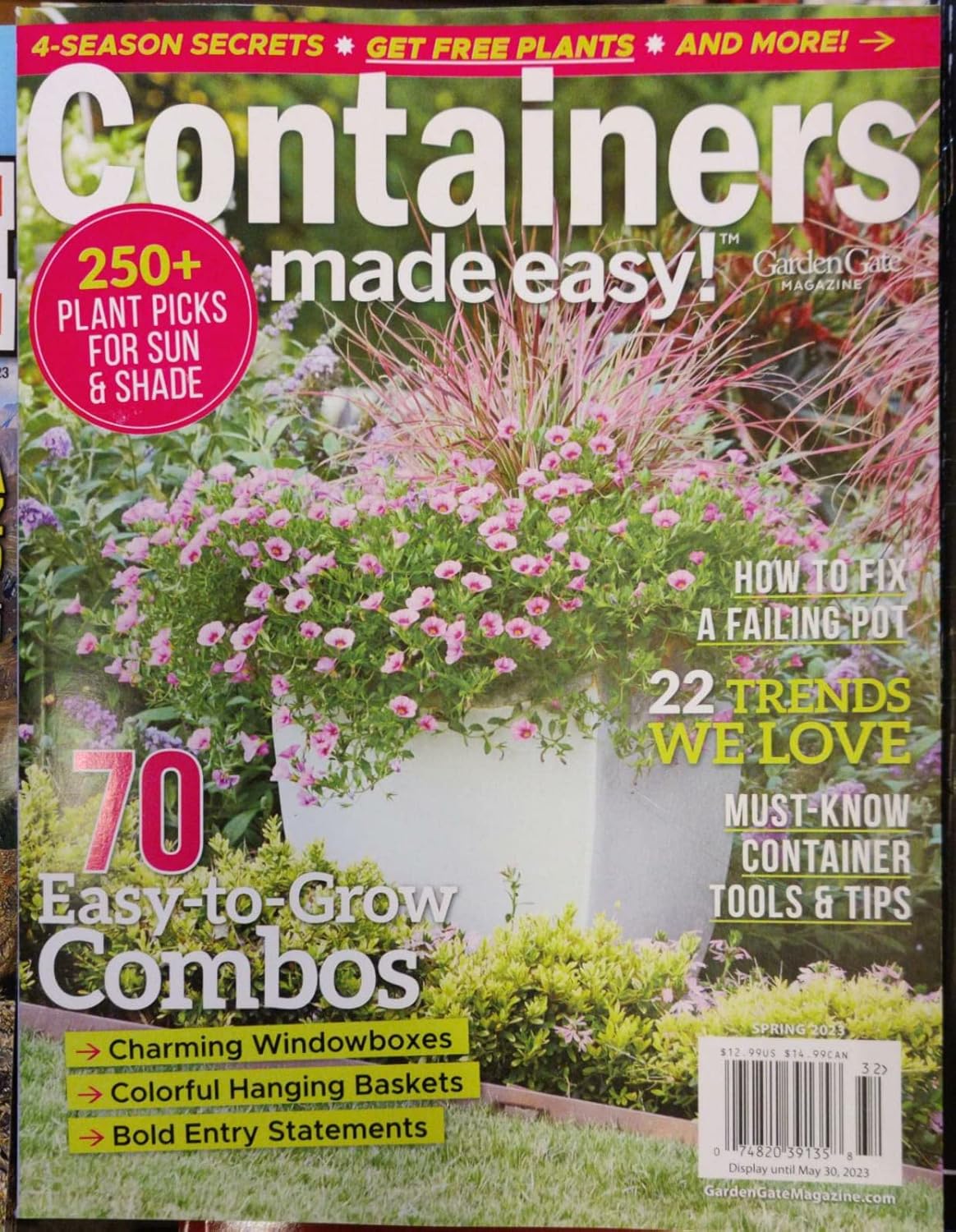Containers Made Easy Magazine Spring 2023 Easy To Grow Combos: Amazon.com: Books