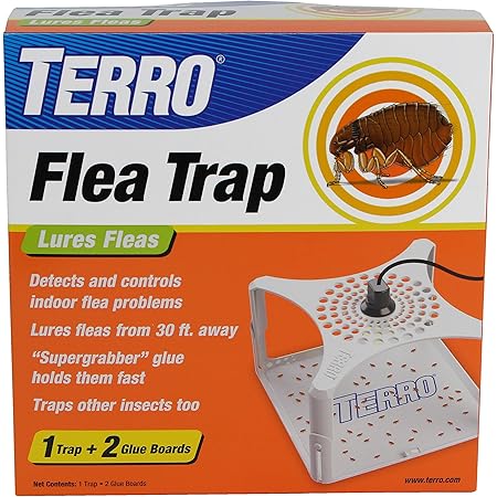 Amazon.com : Enoz Trap-N-Kill Indoor Flea Trap with Lightbulb and ...
