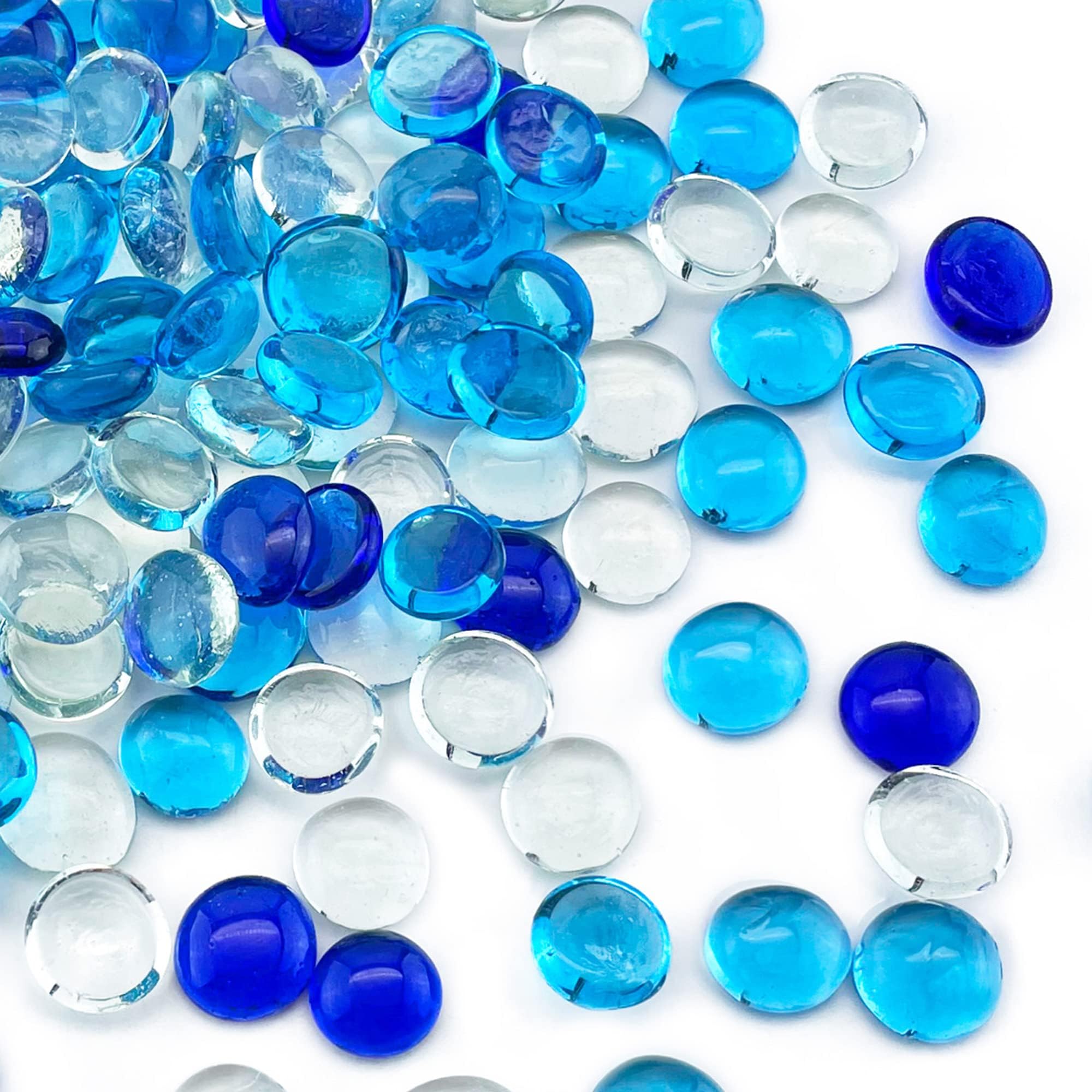 Amazon.com: CYS EXCEL Blue Mix Glass Gemstone Beads Vase Fillers (2 LBS ...