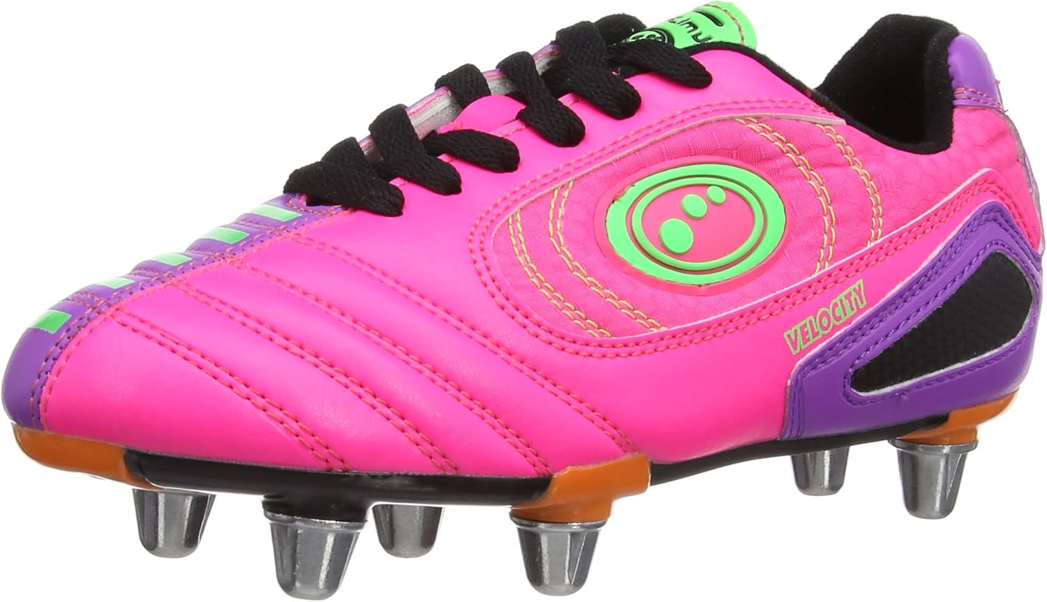 Optimum Boys Velocity Rugby Boots RBVPPJ2 Pink/Purple 2 UK, 35 EU ...