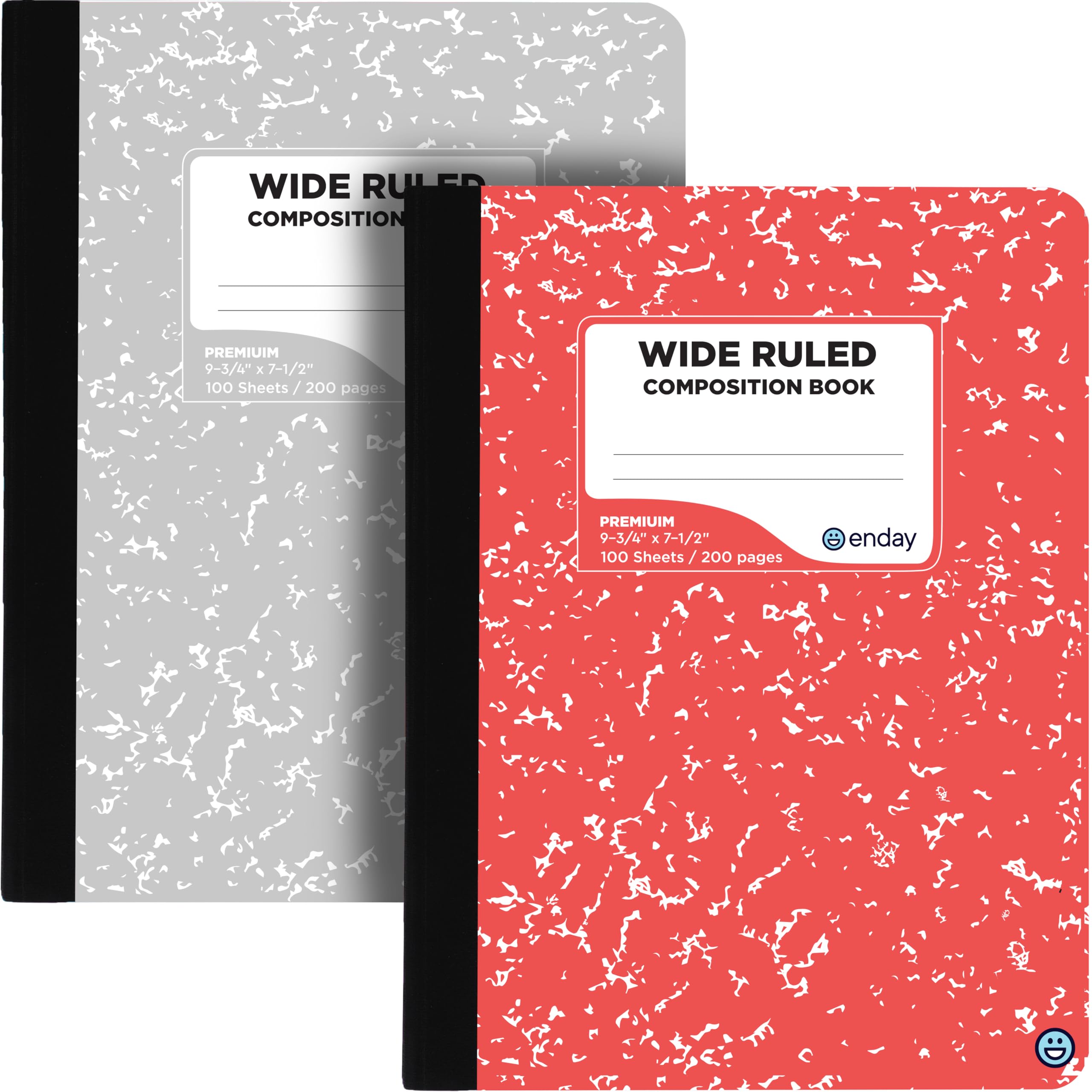 Snapklik.com : Enday Composition Notebooks Wide Ruled Paper, Colored ...