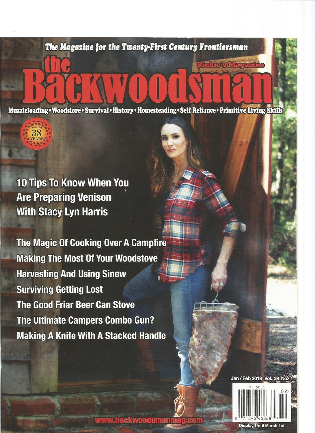 Amazon.com: THE BACKWOODSMAN MAGAZINE JAN/FEB 2018. VOL.39 No.1 ...