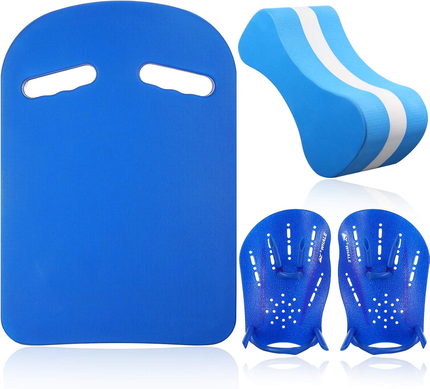 Skylety 1 Pair Swimming Training Hand Paddles with Swim Training Pull ...