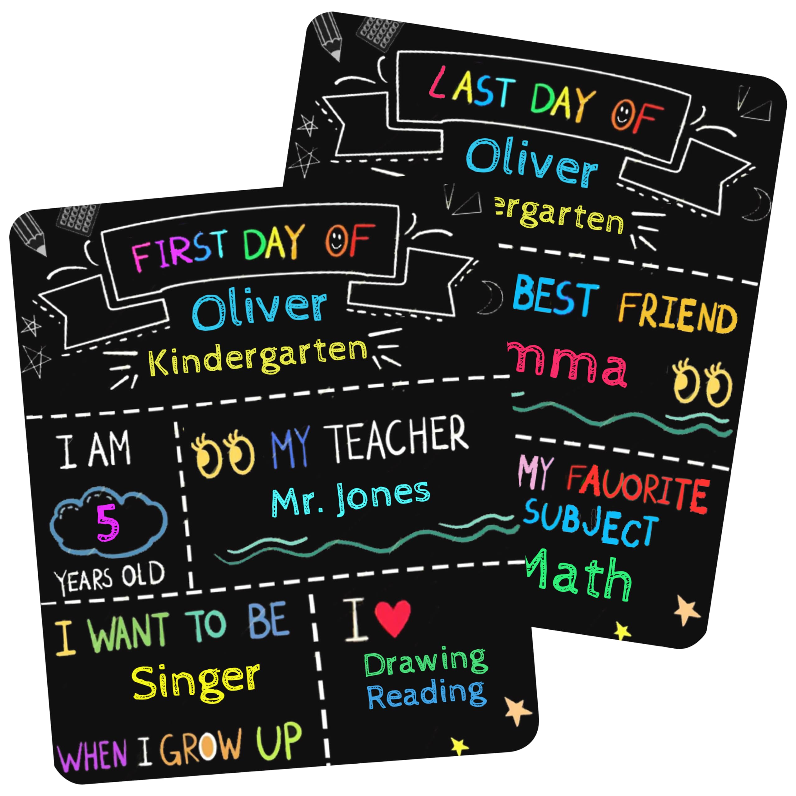 Snapklik.com : First Day Of School Sign - First Day Of School Board ...