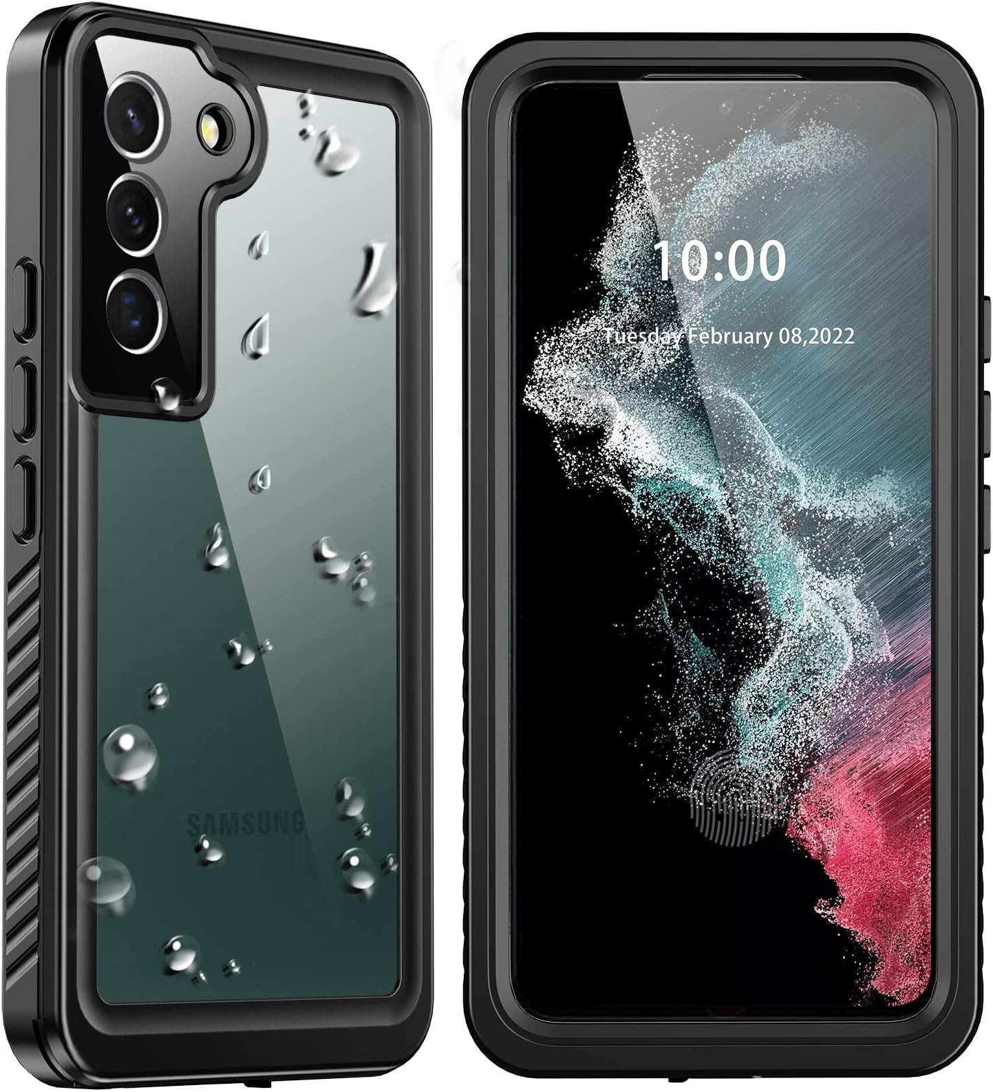 Amazon.com: ANTSHARE Designed for Galaxy S22 Case with Screen Protector ...