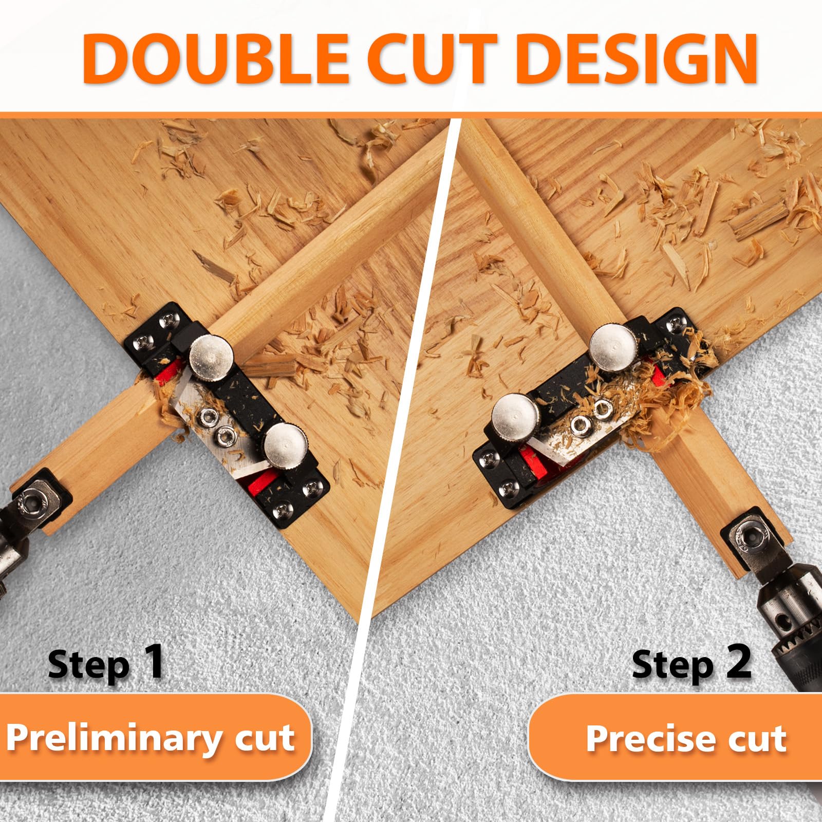 Snapklik.com : Double Cutting Dowel Maker Jig Kit Electric Drill ...