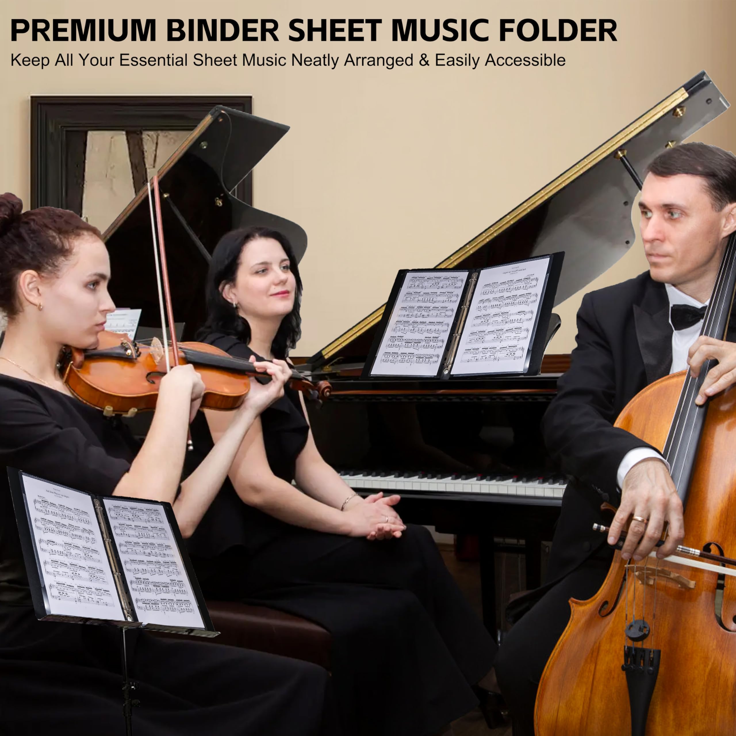 Snapklik.com : Music Folder For Sheet Music, Piano Sheet Music Folder ...