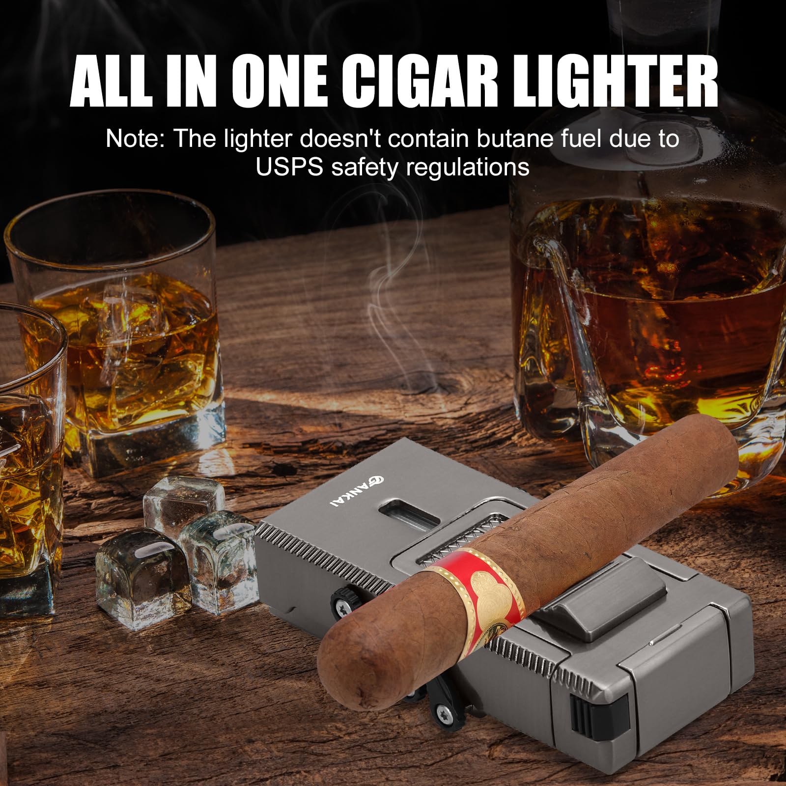 Snapklik.com : FANKAI Cigar Lighter, Multi-Tool Torch Lighter