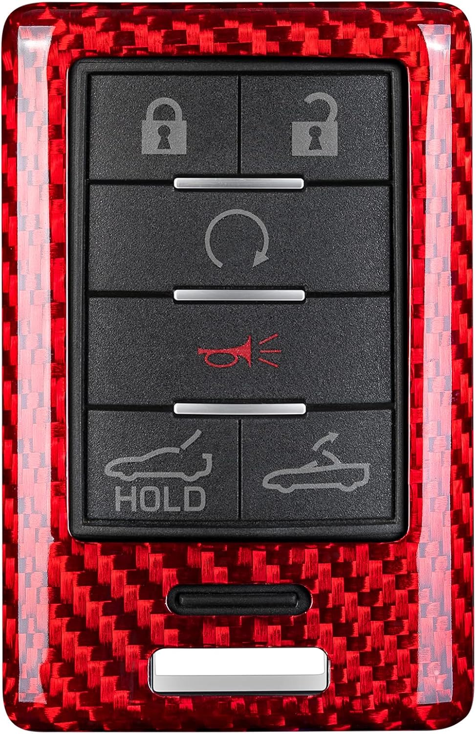 T-carbon Real Glass Fiber Key Fob Cover Compatible with Corvette C7,Key ...