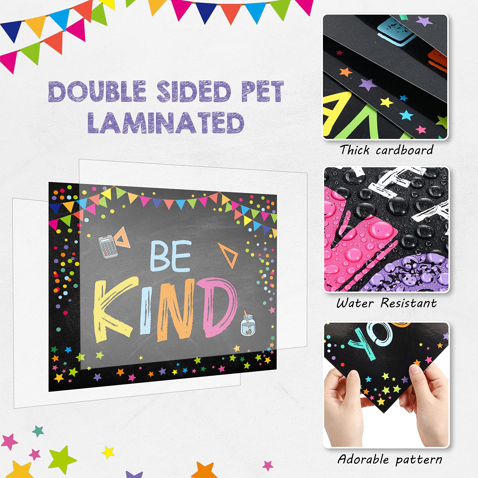 14 Pieces Classroom Decoration Inspirational Classroom Poster Growth ...