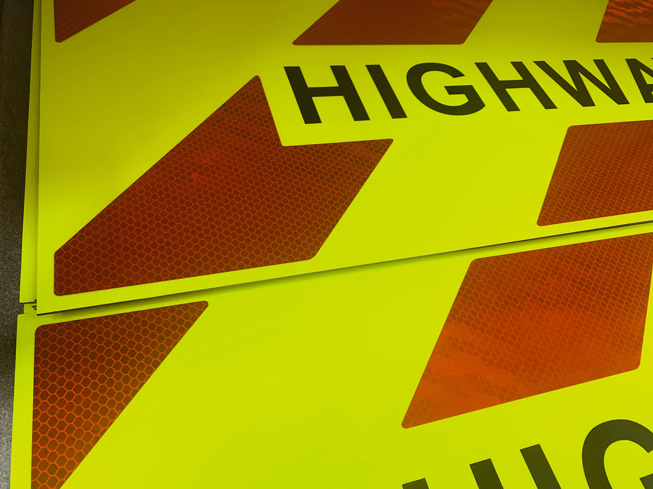 Highway Maintenance - Chapter 8 compliant Vehicle signs - 1200x300mm ...