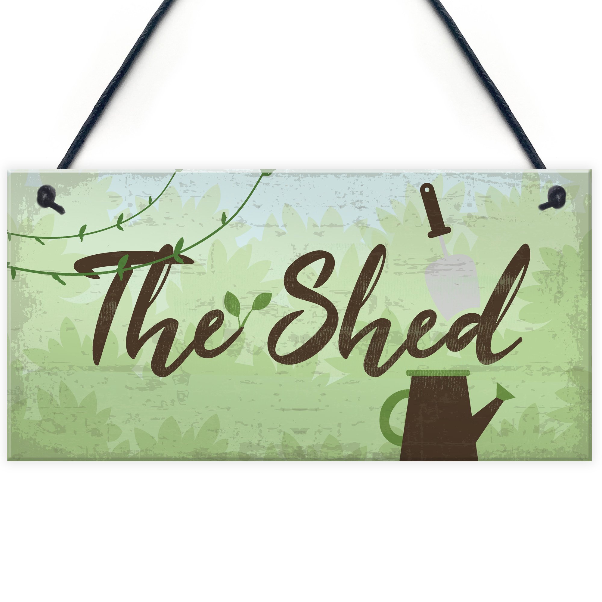 RED OCEAN The Shed Signs And Plaques Greenhouse Garden Sign Dad Grandad ...