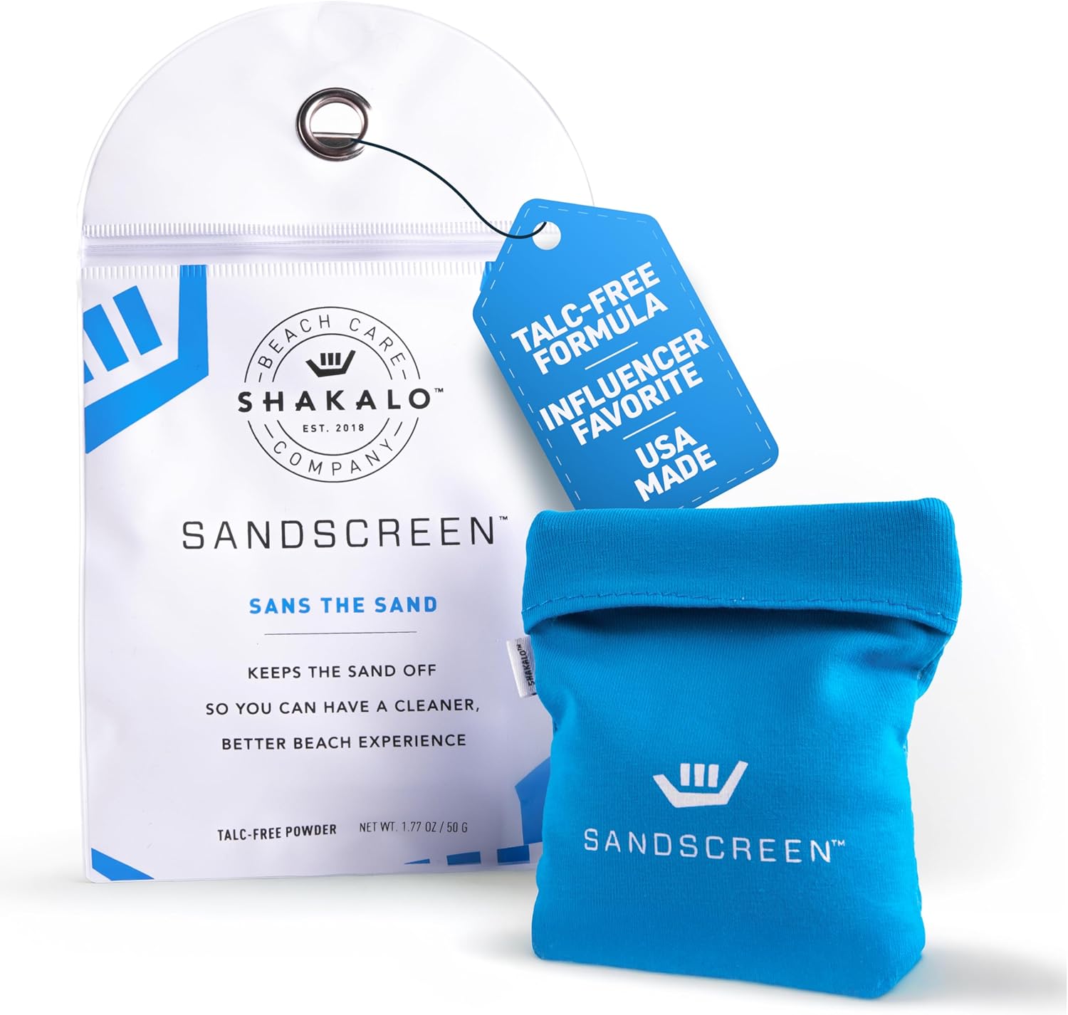 Amazon.com: SHAKALO Sand Removal Bag – Talc-Free Sand Remover for Beach ...
