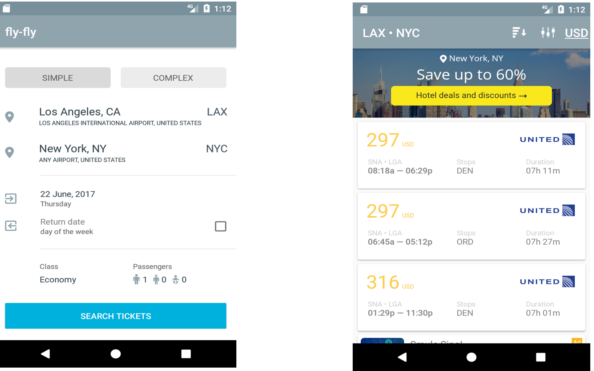 fly-fly Air tickets online - App on Amazon Appstore