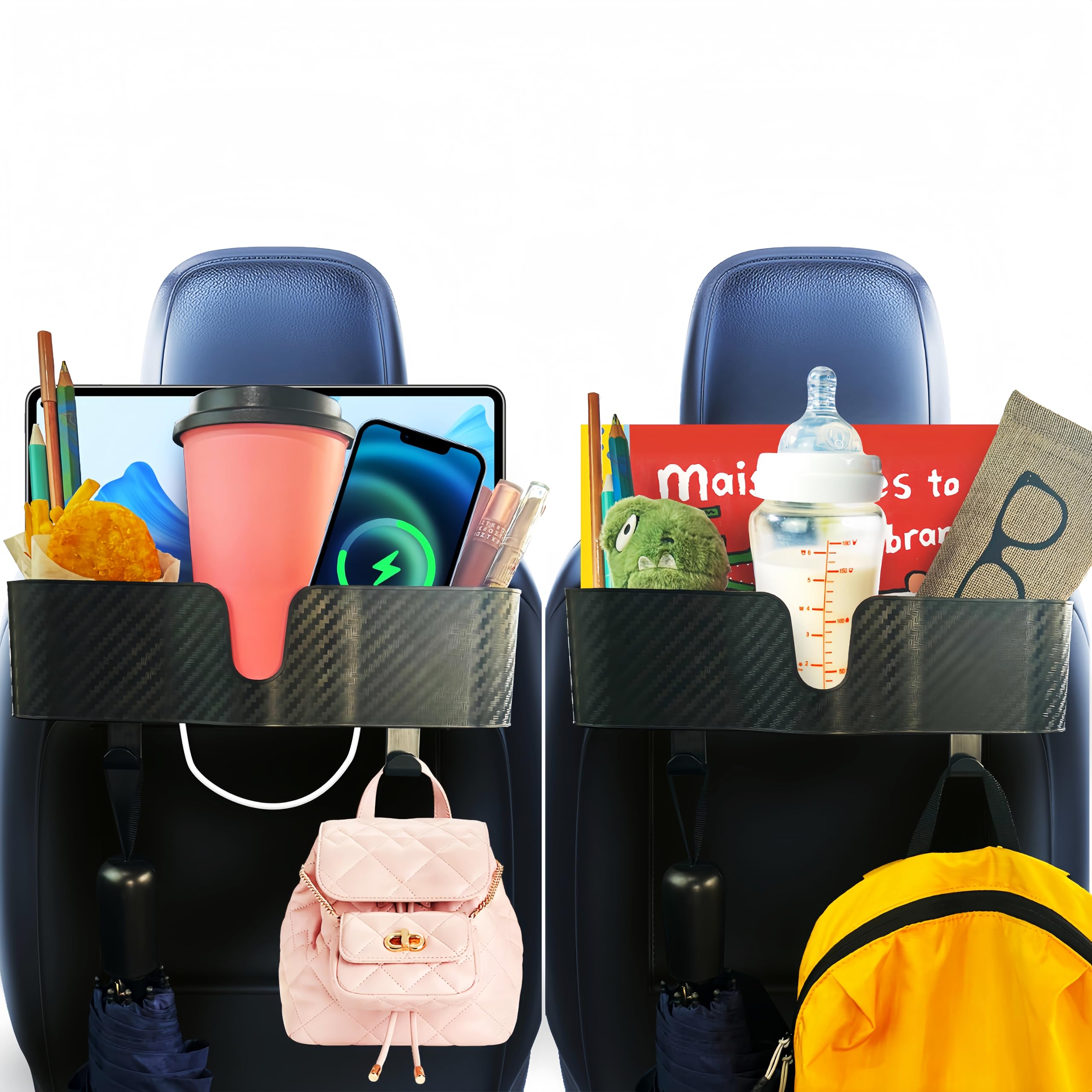 Amazon.com: 4-in-1 Car Headrest Backseat Organizer with Stanley 40 oz ...