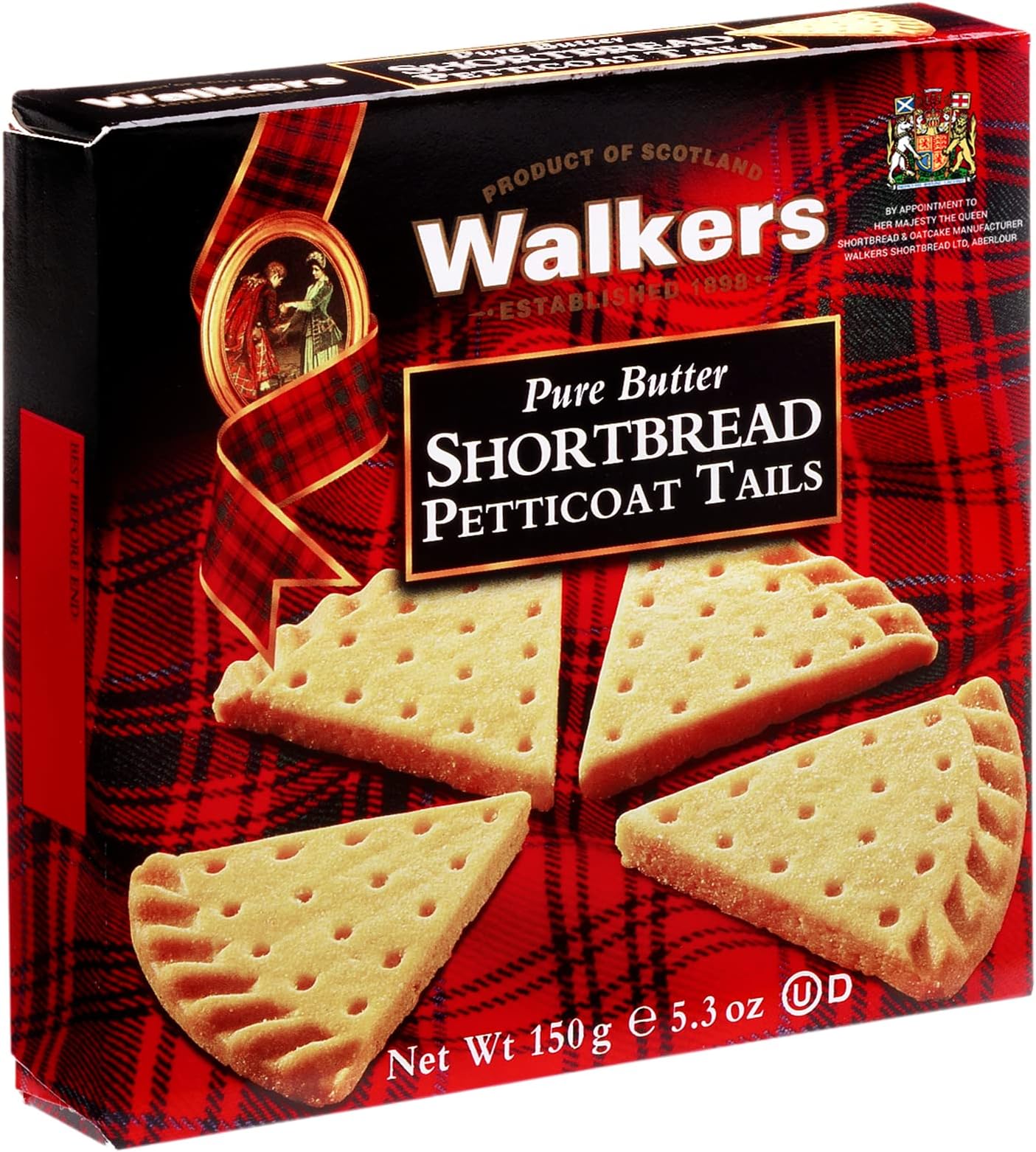 Amazon.com: Walkers Pure Butter Shortbread, Rounds, 5.3 oz : Grocery ...