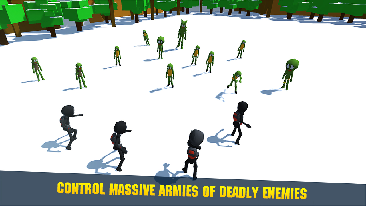 Stickman Army Commander: Epic War Defense – Zombie Apocalypse Battle ...