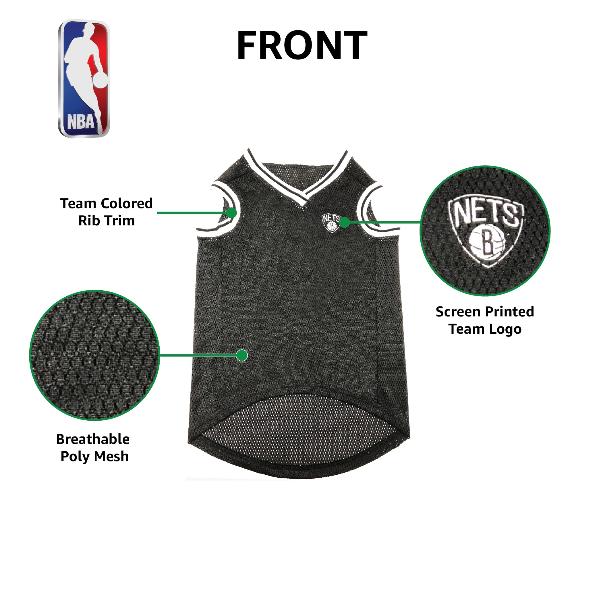 Snapklik.com : NBA PET Jersey Brooklyn NETS Basketball Dog Jersey