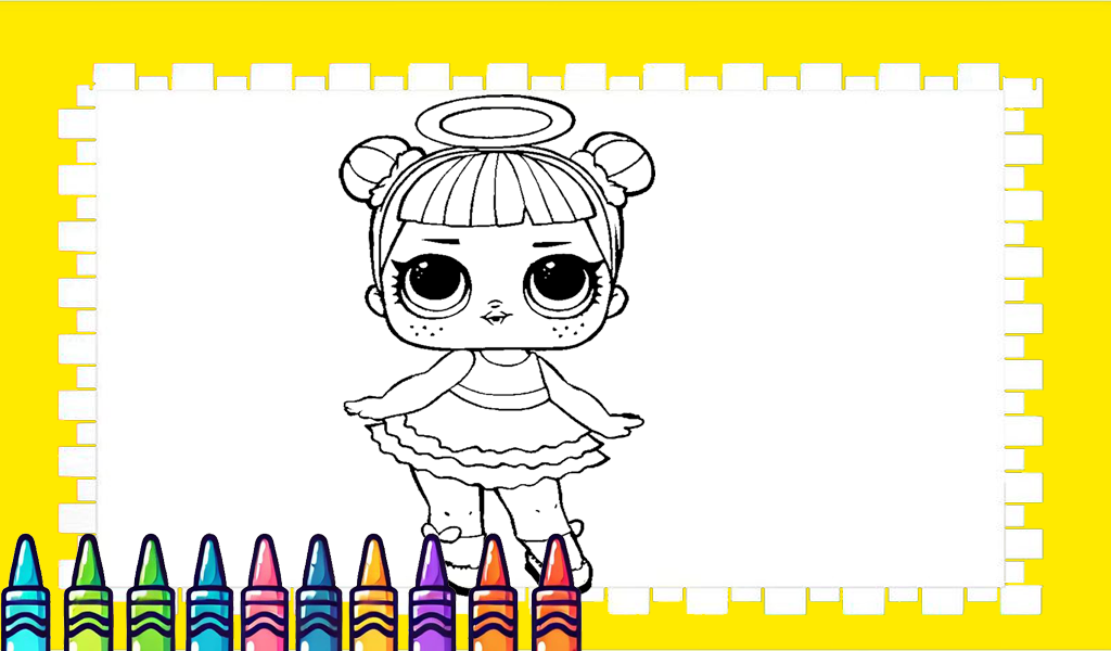 Coloring Book Cute Doll Game For Kids - App on Amazon Appstore