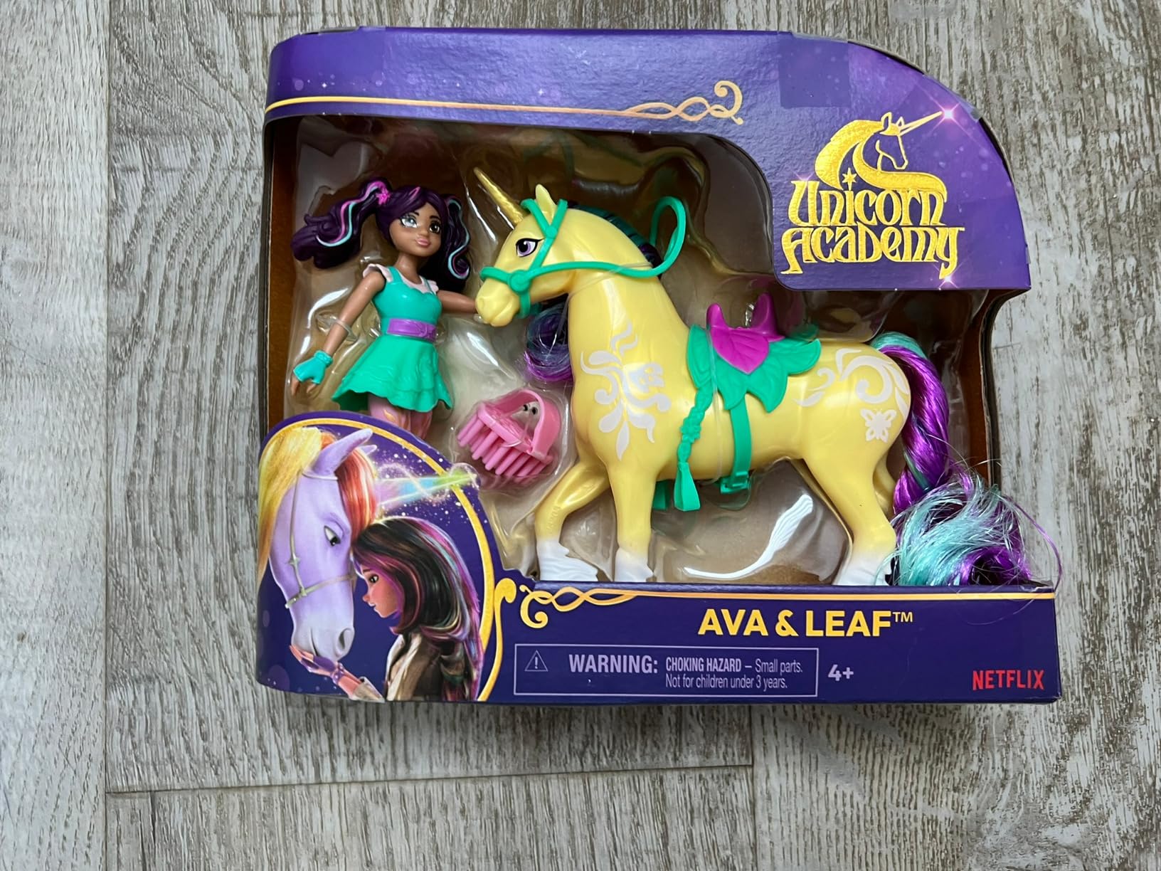 Unicorn Academy, Ava & Leaf Set with 2 Riding Accessories and Hair ...