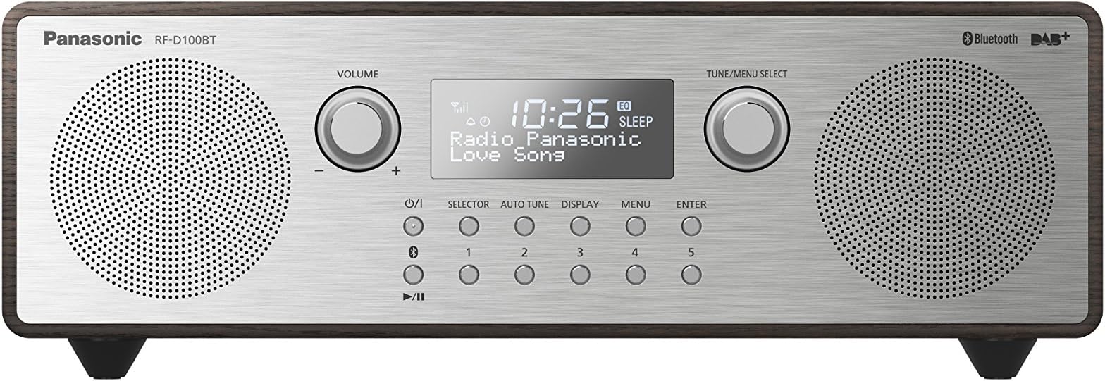 Panasonic Radio DAB/FM RF-D100BTEGT I Fréquences FM/DAB/DAB+ Bluetooth ...