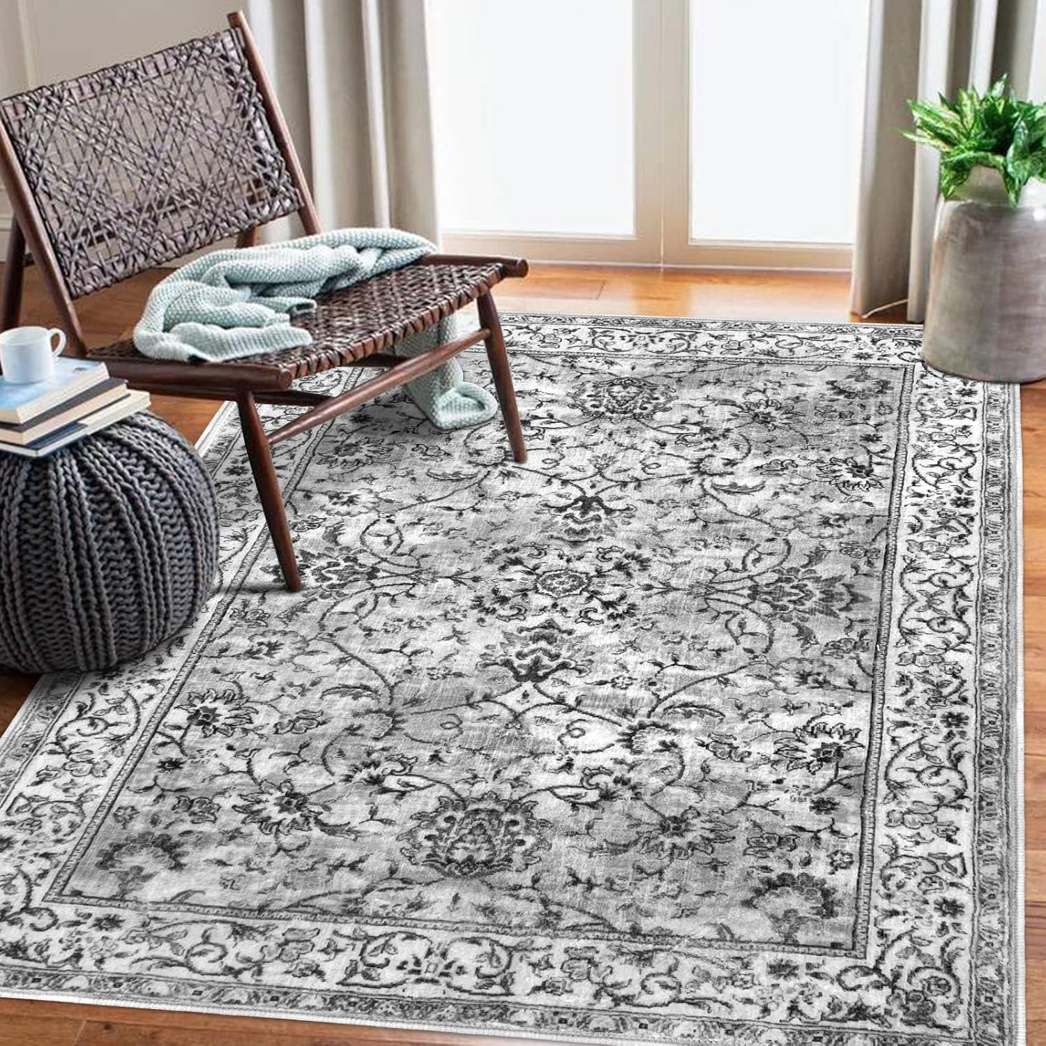 Amazon.com: KILOCOCO Area Rug 4x6 Entryway Rug Living Room Rug Washable ...