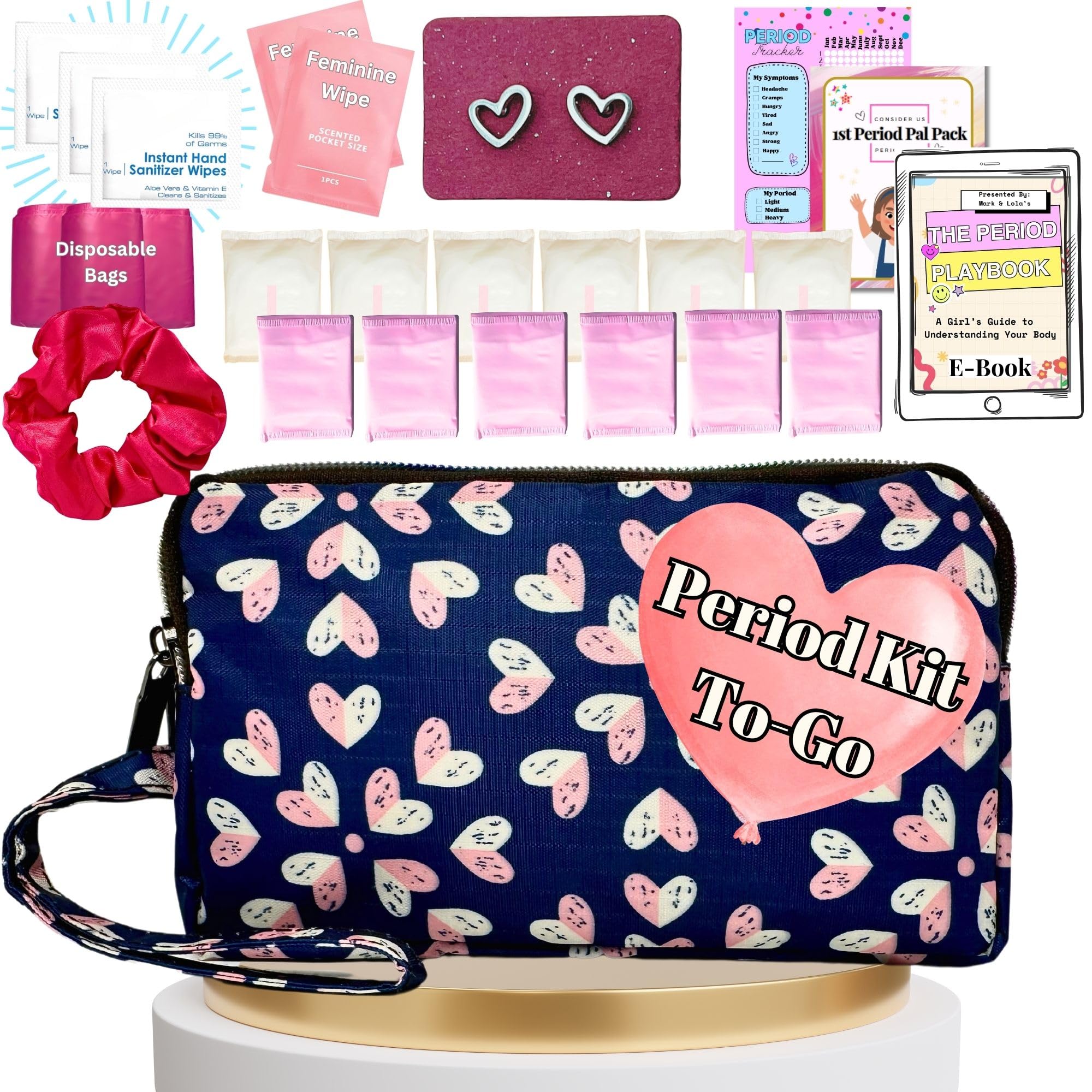 Amazon.com: First Period Pal Pack to-Go Kit | 26 pcs | First Period Kit ...