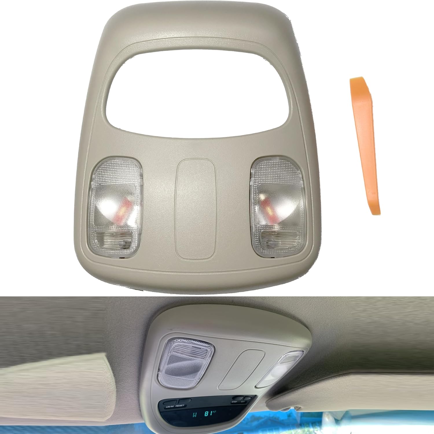 Amazon.com: WOLIDAODAO Overhead Console Dome Map LED Reading Light Lamp ...
