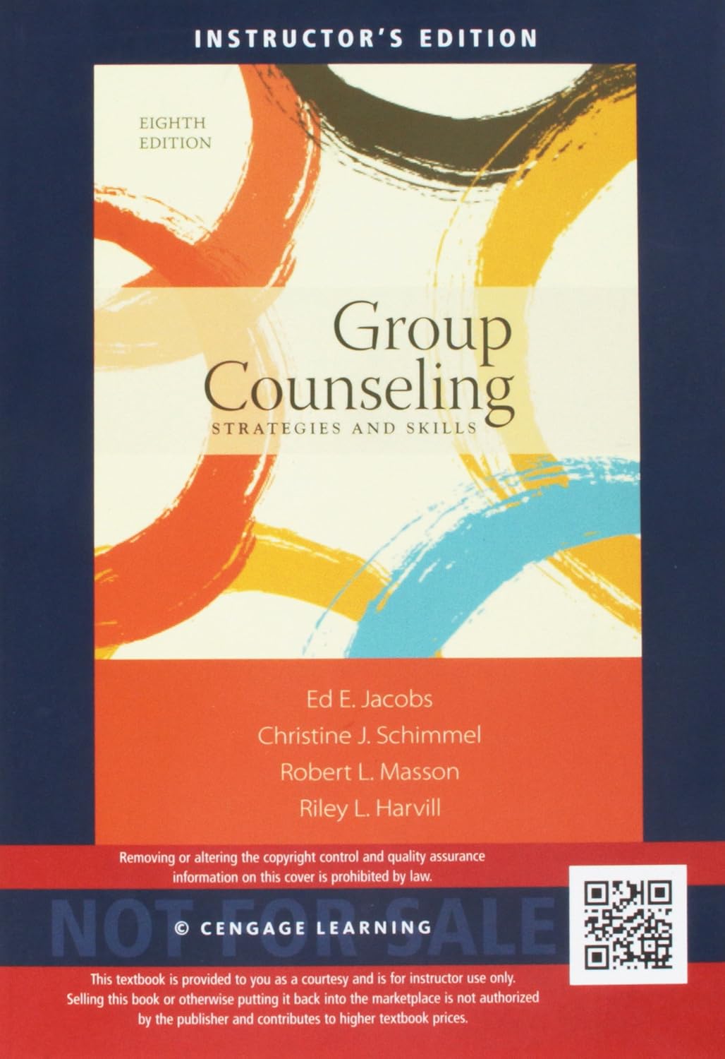 Group Counseling Strategies And Skills Instructor's Edition: Jacobs ...