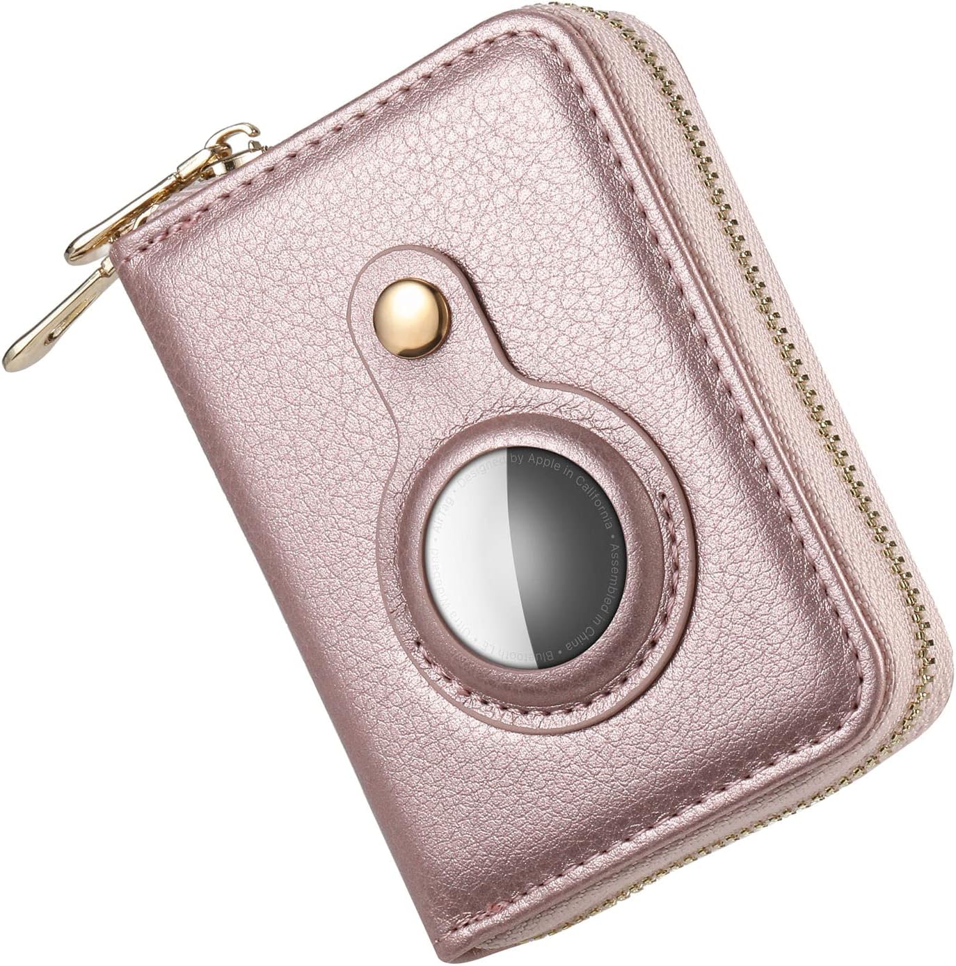 Amazon.com: TopFunny AirTag Credit Card Holder Wallet for Men Women Air ...